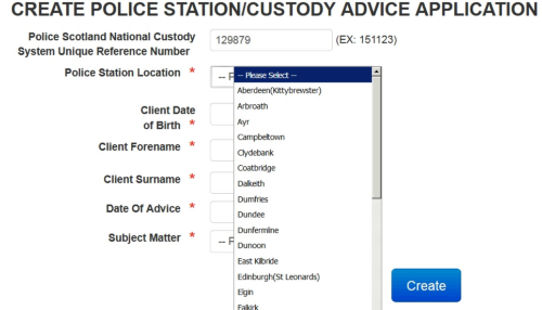 Choosing police station duty location and revised data protection ...